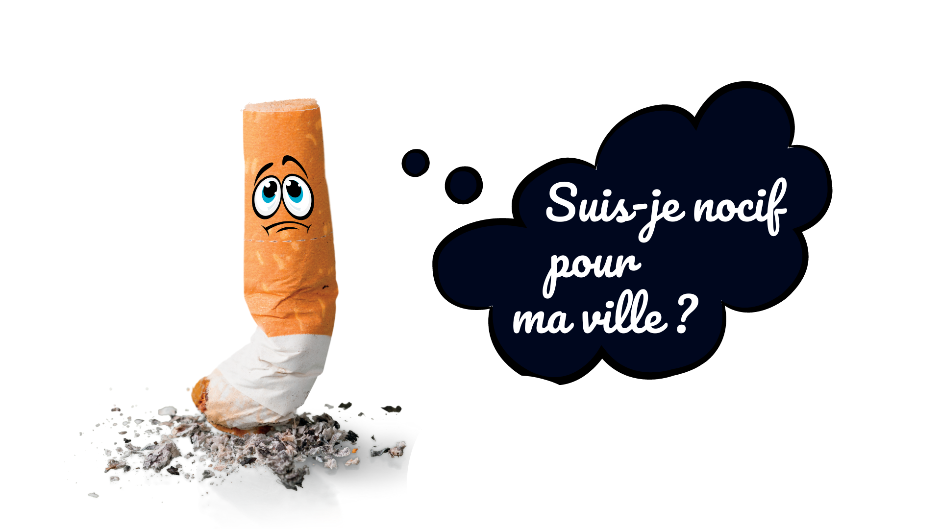 0 mégot par terre en ville ! - Hopika