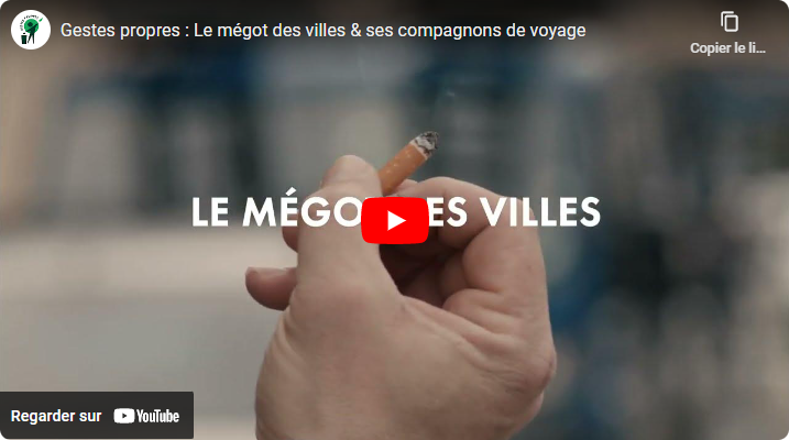 Le mégot des villes & ses compagnons de voyage - Hopika